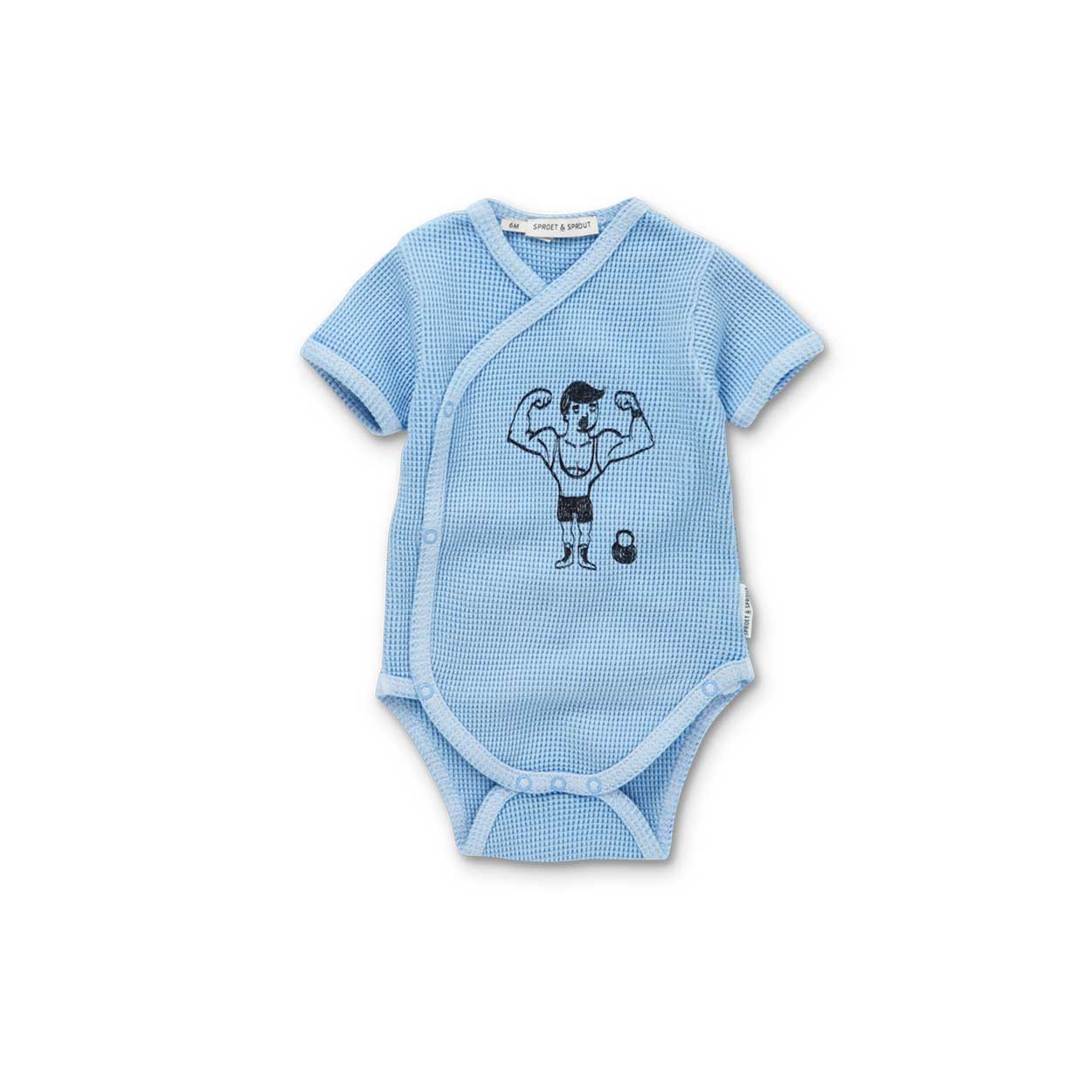 Sproet & Sprout BODY BEBÉ STRONG MAN - María Lápiz